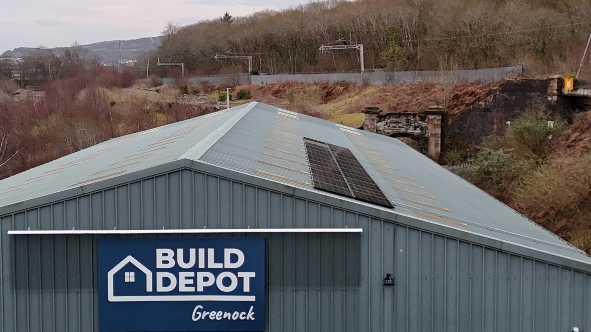 Commercial Solar Installation at Build Depot – Greenock | Eco Vision Energy
